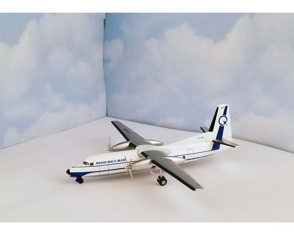 AEROCLASSICS QUEBECAIR F27 CF-QBL 1:200 Scale AC219419: AeroClassicsDirect