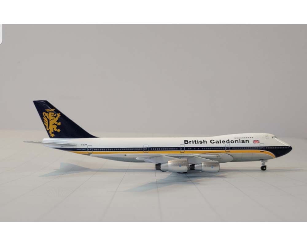 BRITISH CALEDONIAN Boeing B747-200 G-GLYN 1 (1 per customer) :400 Scale ...