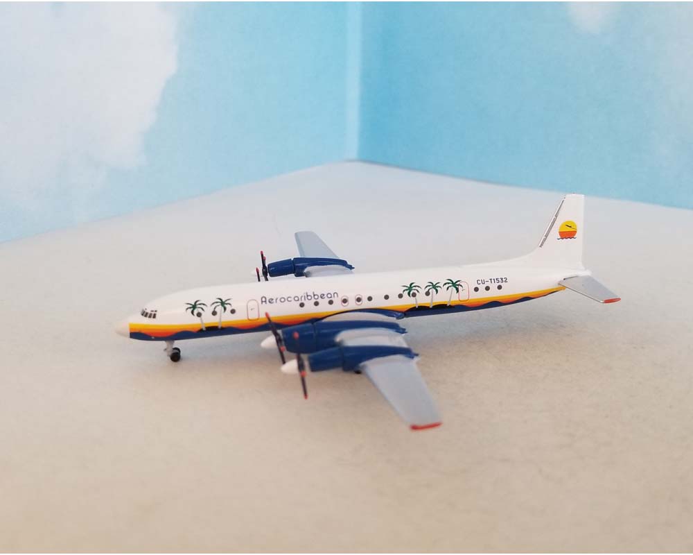 Aerocaribbean IL-18 CU-T1532 1:400 Scale Aeroclassics AC411096 ...
