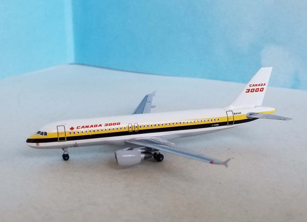 Canada 3000 A320 C-GXBB 1:400 Scale Aeroclassics AC411256 ...