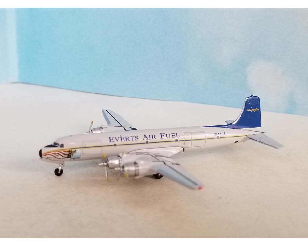 Everts Air Fuel DC-6 N444CE 1:400 Scale Aeroclassics AC411283 ...