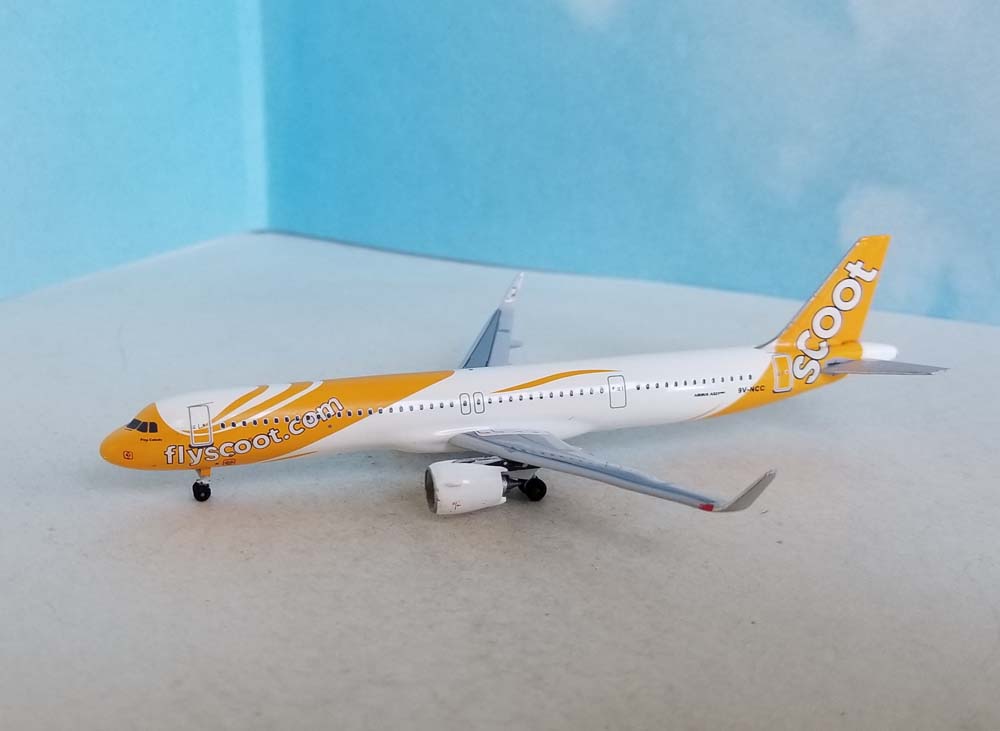 Scoot A320neo 9V-NCC 1:400 Scale Aeroclassics AC411303: AeroClassicsDirect