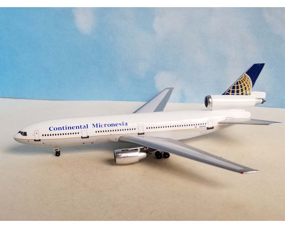 Continental Micronesia DC-10-10 N68042 1:400 Scale Aeroclassics ...