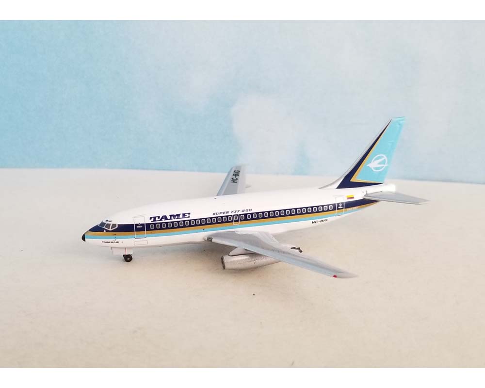 Tame B737-200 HC-BIG 1:400 Scale Aeroclassics AC411371: AeroClassicsDirect