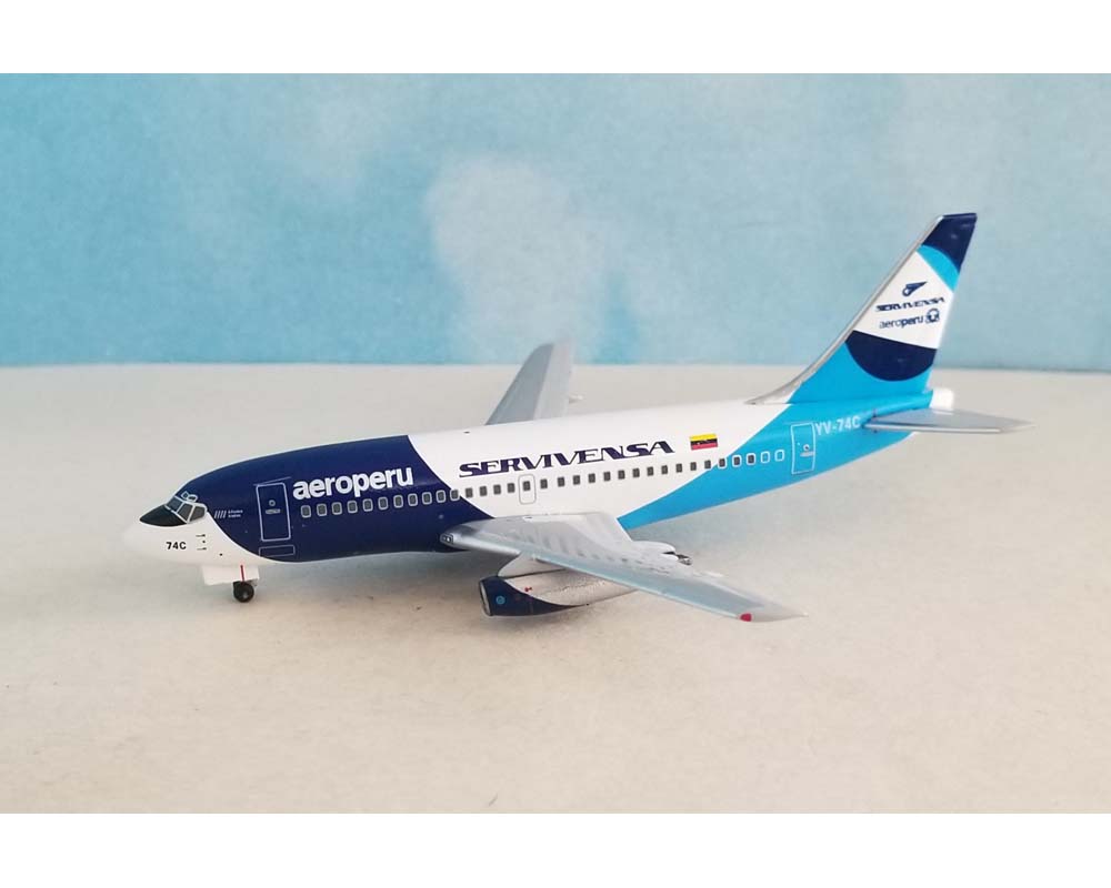 Aeroperu Servivensa B737-200 YV-74C 1:400 Scale Aeroclassics AC411396 ...