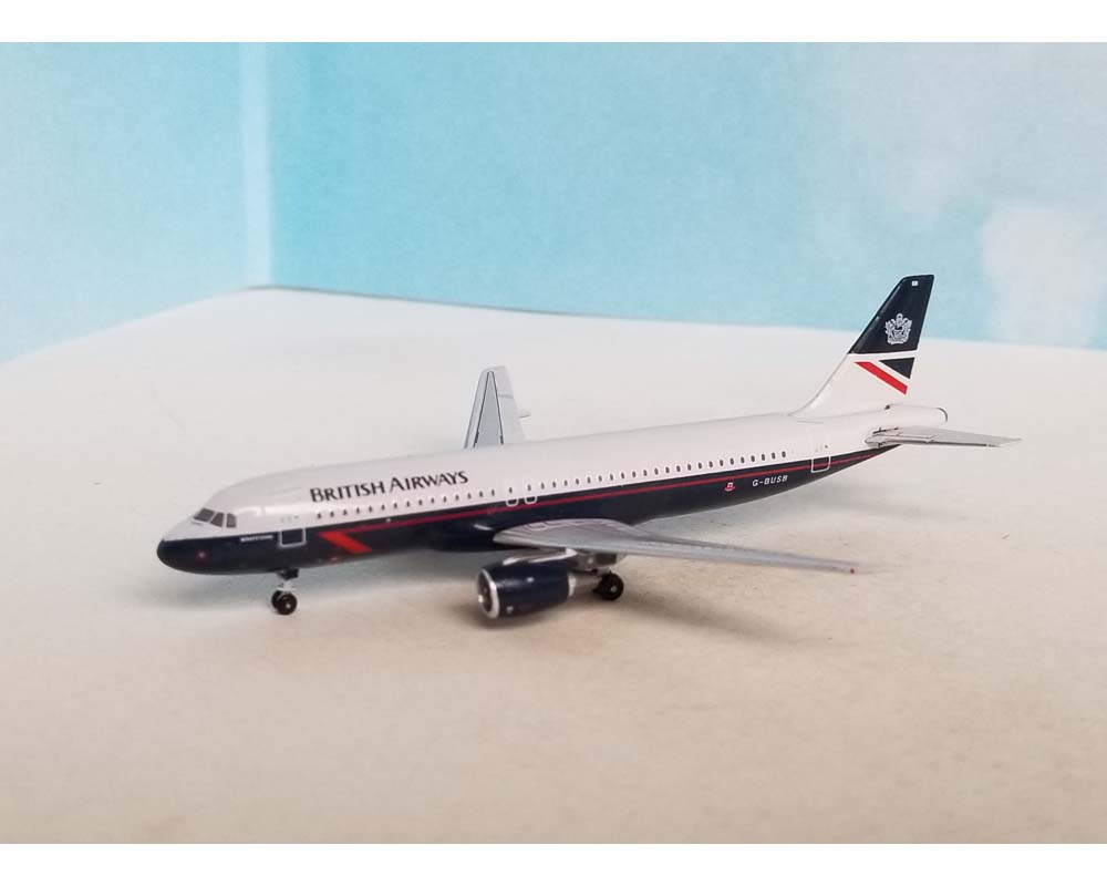 British Airways Airbus A320 G-BUSB 1:400 Scale Aeroclassics ARD42104 ...