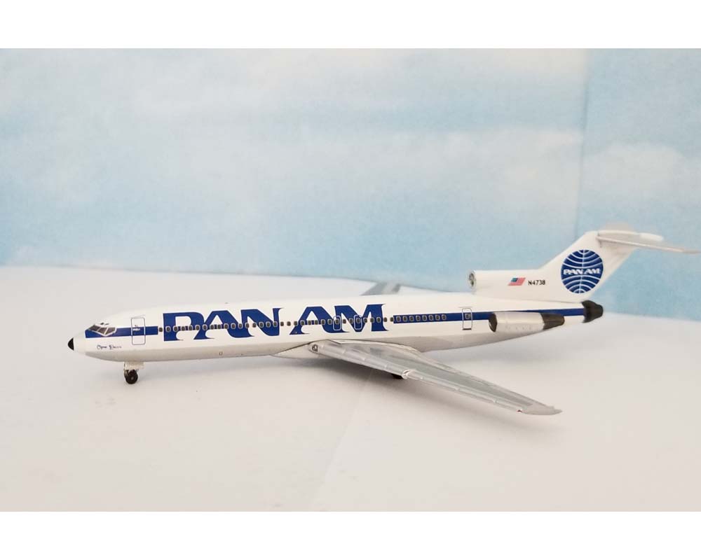Pan Am B727-200 N4738 1:400 Scale Pamc PAMC4738: AeroClassicsDirect
