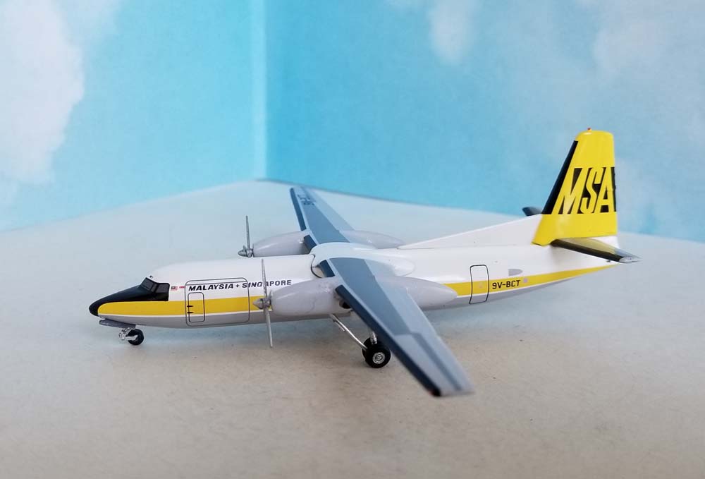 MSA F27 9V-BCT 1:200 Scale Western WM211300: AeroClassicsDirect