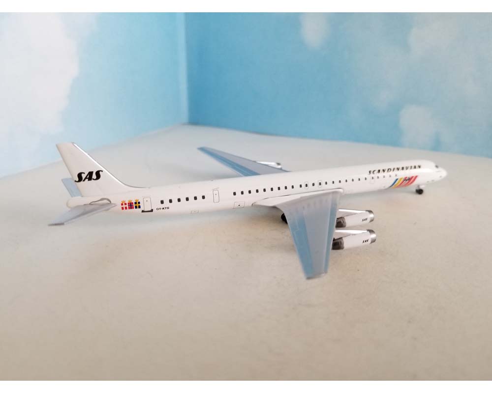 AEROCLASSICS SAS DC-8-63 OY-KTG 1:400 Scale AC419756A: AeroClassicsDirect