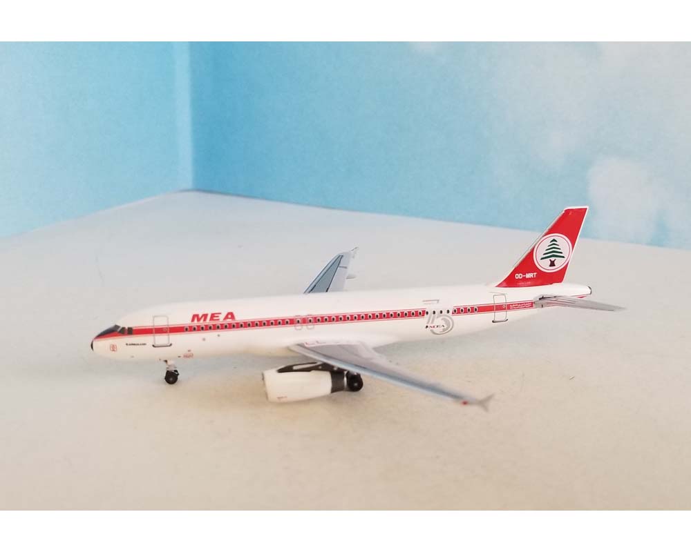 MEA Retro Airbus A320 OD-MRT 1:400 Scale AEROCLASSICS AC419927 ...