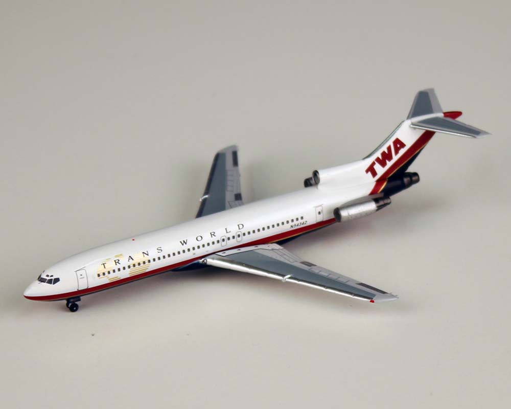AEROCLASSICS TWA B727-200 N54342 1:400 Scale AC419634: AeroClassicsDirect